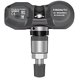 FINDAUTO Replacement for Tire Sensor 433MHz Original Equipment Tire Pressure Monitoring System TPMS for Chrysler for Dodge for Fiat for Jeep for Ram Replaces 56029398AA 56029398AB 974-043