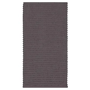 MU Kitchen 100% Cotton Ridged Dishtowel, 18 x 28 Inches, Platinum