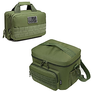 DBTAC Range Bag XS + DBTAC Tactical Lunch Bag with Soft Liners (OD Green)