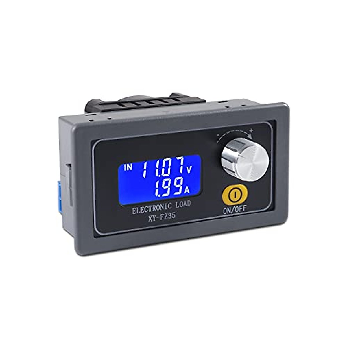 Dorhea 5A 35W Constant Current Electronic Load Tester Adjustable Load Detector, Battery Load Tester LCD DC CC Electronic Capacity Aging Discharge Detector Resistance Board Checker Testing Tool Digital