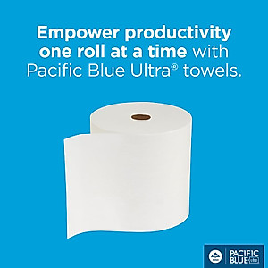 Georgia-Pacific Blue Ultra 8" High-Capacity Mechanical Touchless Paper Towel Dispenser by PRO , Black, 59589, 12.9" W x 9" D x 16" H, 1 Dispenser