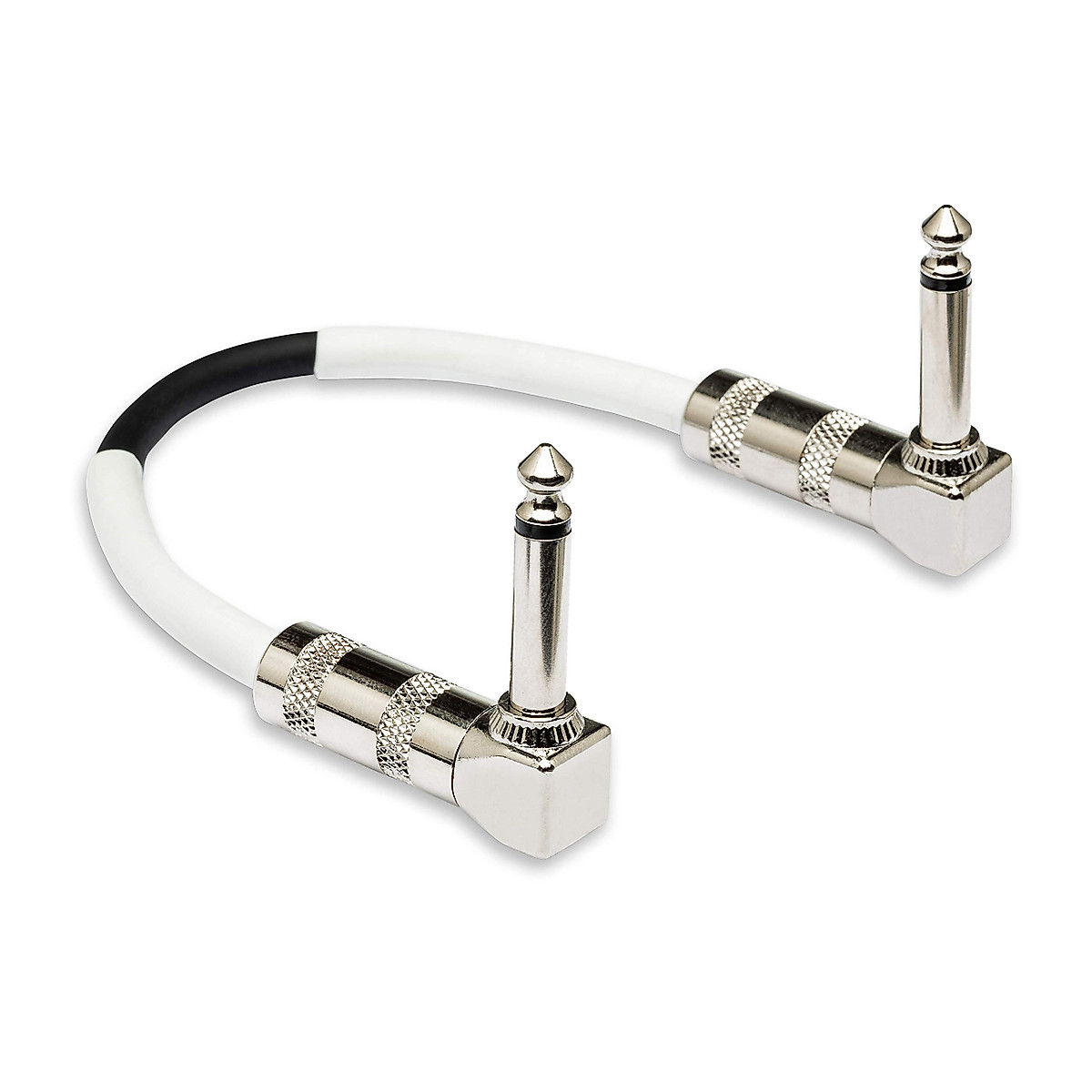 Hosa CPE-118 Right Angle to Right Angle Guitar Patch Cable, 18 Inch