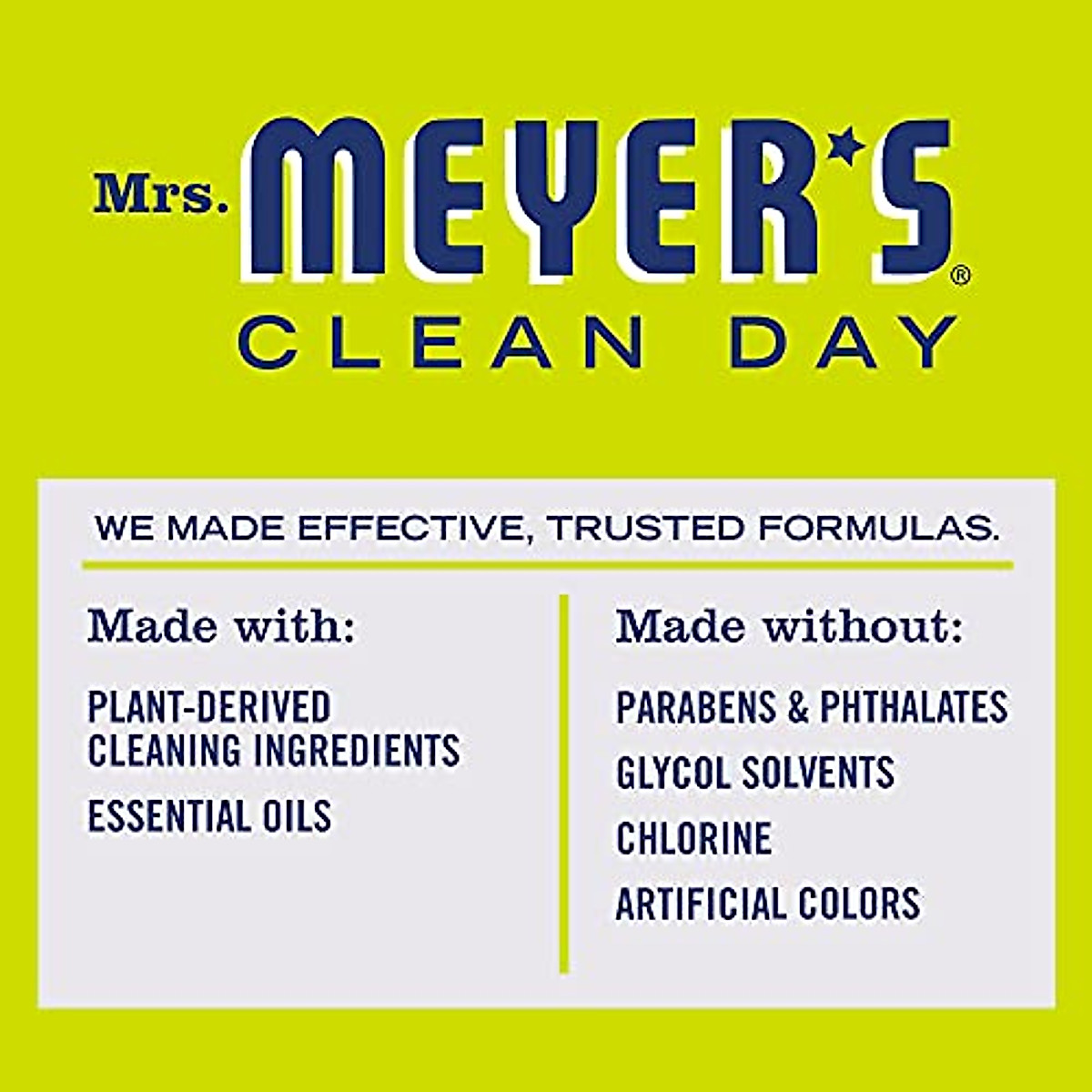 Mrs. Meyer's Multi-Surface Cleaner Concentrate, Use to Clean Floors, Tile, Counters, Lemon Verbena, 32 fl. oz