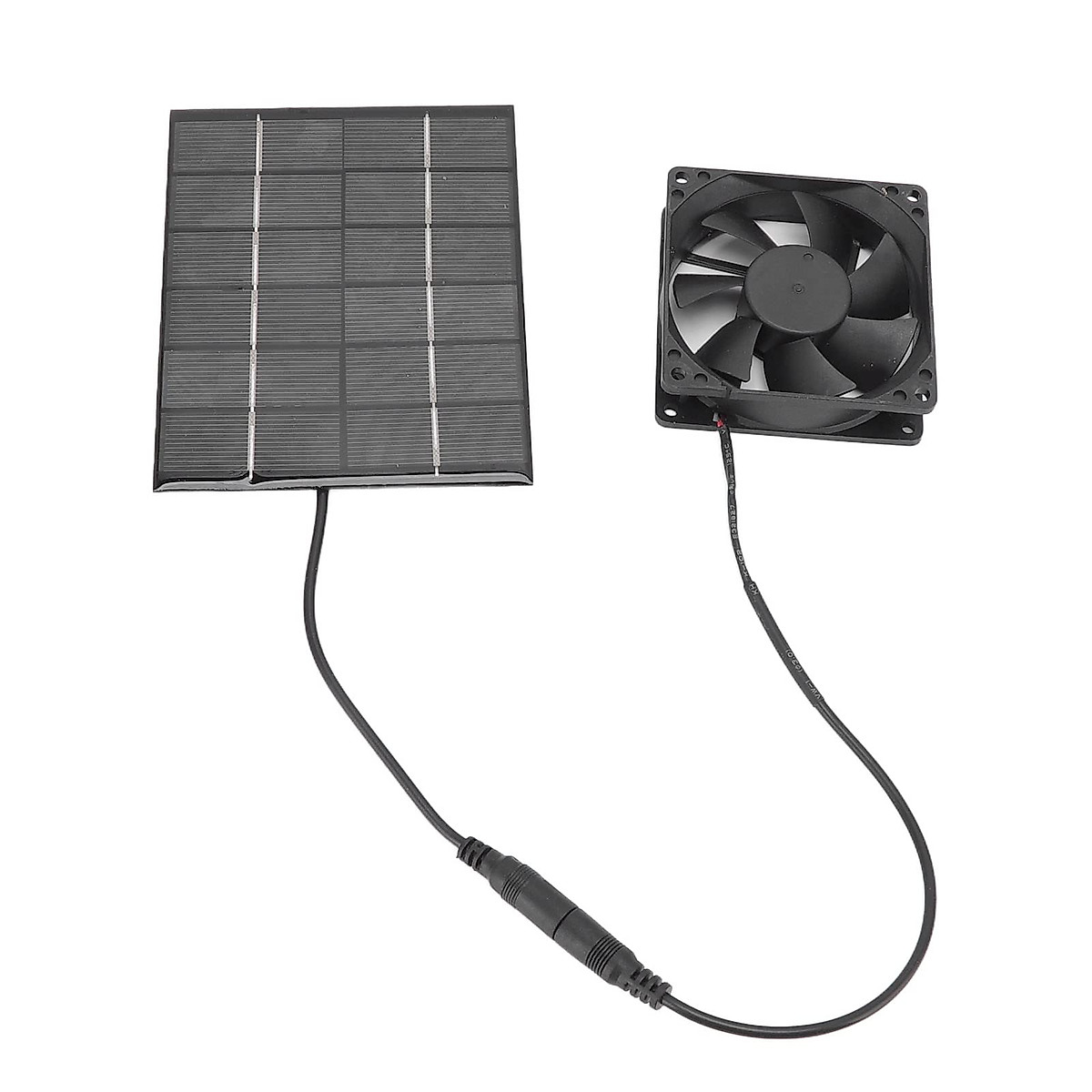 ZLXHDL Solar Powered Fan, solar fans for outside For Dog Chicken House Greenhouse Rv Roof Quietly Cools And Ventilates