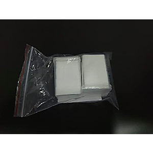 400 PCS Lash Extension Glue Wipes EBANKU Lint Free Glue Cleaning Cotton Pads for Eyelash Extensions Non Woven Nail Polish Remover Wipe Supplies - White