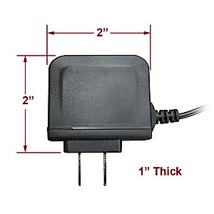 Compact 12V DC, 300mA, Quality Regulated Power Adapter. 2.1mm ID, 5.5mm OD. Can Handle 100VAC - 240VAC.
