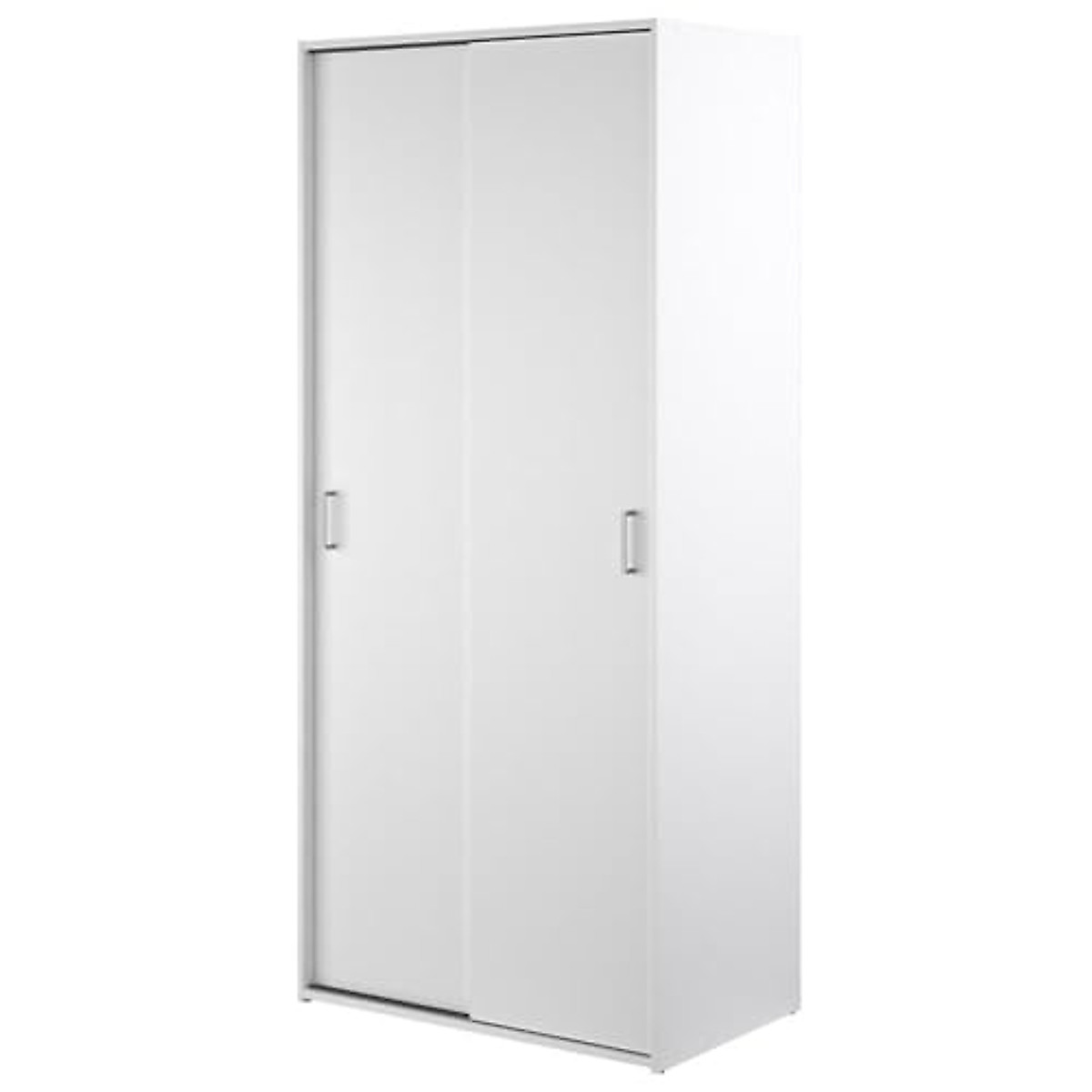 Tvilum 2 Sliding Doors, White Wardrobe