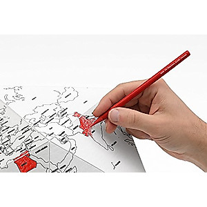 Here by Me~Personal Foldable Globe~SMALL~3 Dimensional Sophisticated Quality Graphic Paper Globe~Mark you Personal Travel Journey!