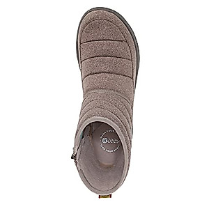 BZees Women's Glacier Ankle Boot, Taupe, 8 Wide