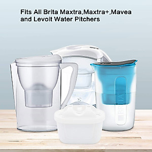 Anmumu 1001122 Replacement Filter for Mavea 1001122 Maxtra and LEVOIT Pitcher Water Filter cartridges with Lead&Arsenic Removal (3 Pack)