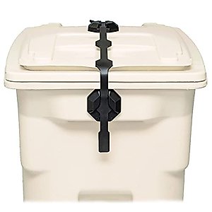 Blazer Brand Strong Strap Stretch Latch - Universal Lid Lock for Outdoor Garbage Cans (Starter Kit)