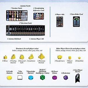 Capstone Games: Gaia Project, Strategy Board Game, A Follow Up Game from Terra Mystica, Includes a Challenging Solo Mode, 1 to 4 Players, Ages 14 and Up