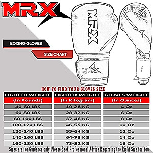 MRX MMA Professional Protective Grappling Gloves 7oz Muay Thai Training Kickboxing Punching Sparring Sports Cage Fighting Combat Glove Boxing Punching Glove Mitts