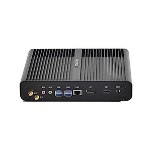 Kingdel® NC860 Powerful Mini Desktop Computer, Fanless Mini PC with Intel i7 10th Gen. CPU(Up to 4.9Ghz), 32GB DDR4 RAM, 512GB SSD, 4K 4096x2304, HD Port, DP, Full Metal Case, Windows 11 Pro