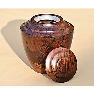 Rosewood Wooden urn Box Lichtenberg Figure Resin urn for Ashes Cremation urn Urn for Human Ashes Decorative urn Funeral Urn for Adult Pet Loss urn Sympathy Gift Memorial urn (Large up to 200 lb)