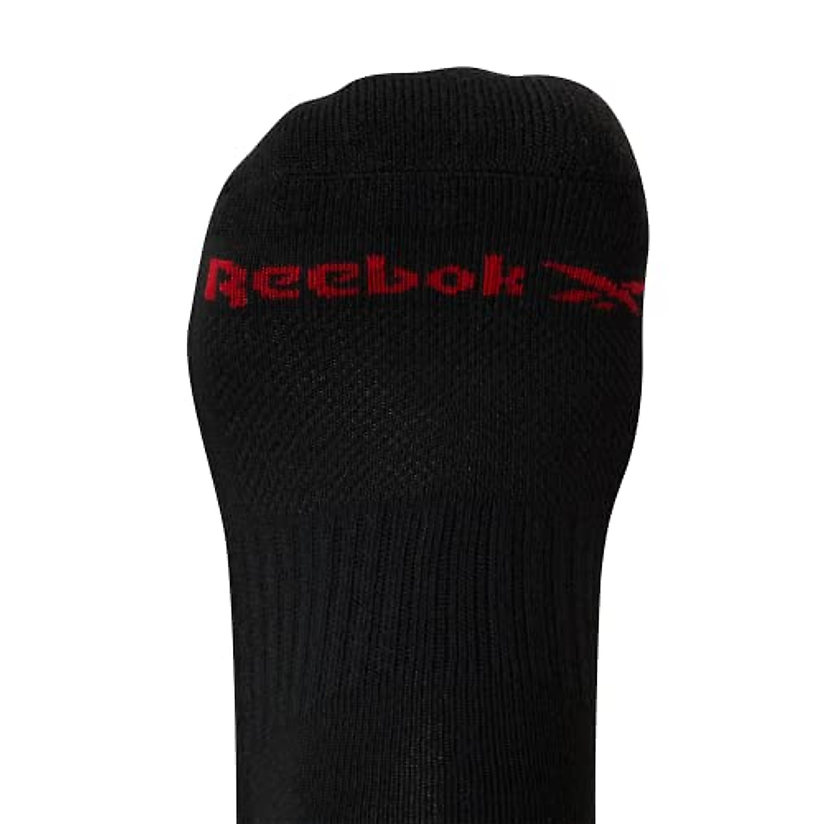 Reebok Men's Athletic No-Show Low Cut Socks with Cushion Comfort (12 Pack), Size 6-12.5, Classic Black