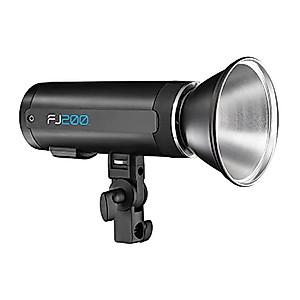 Westcott FJ200 200Ws Strobe Light Bundle with 64GB SD Card and Photography Backdrop Boards (3 Items)