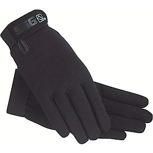 SSG All Weather Riding Gloves Childs Black/Black
