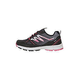 Mountain Warehouse Lakeside Womens Waterproof Trail Running Shoes Jet Black Womens Shoe Size 9 US