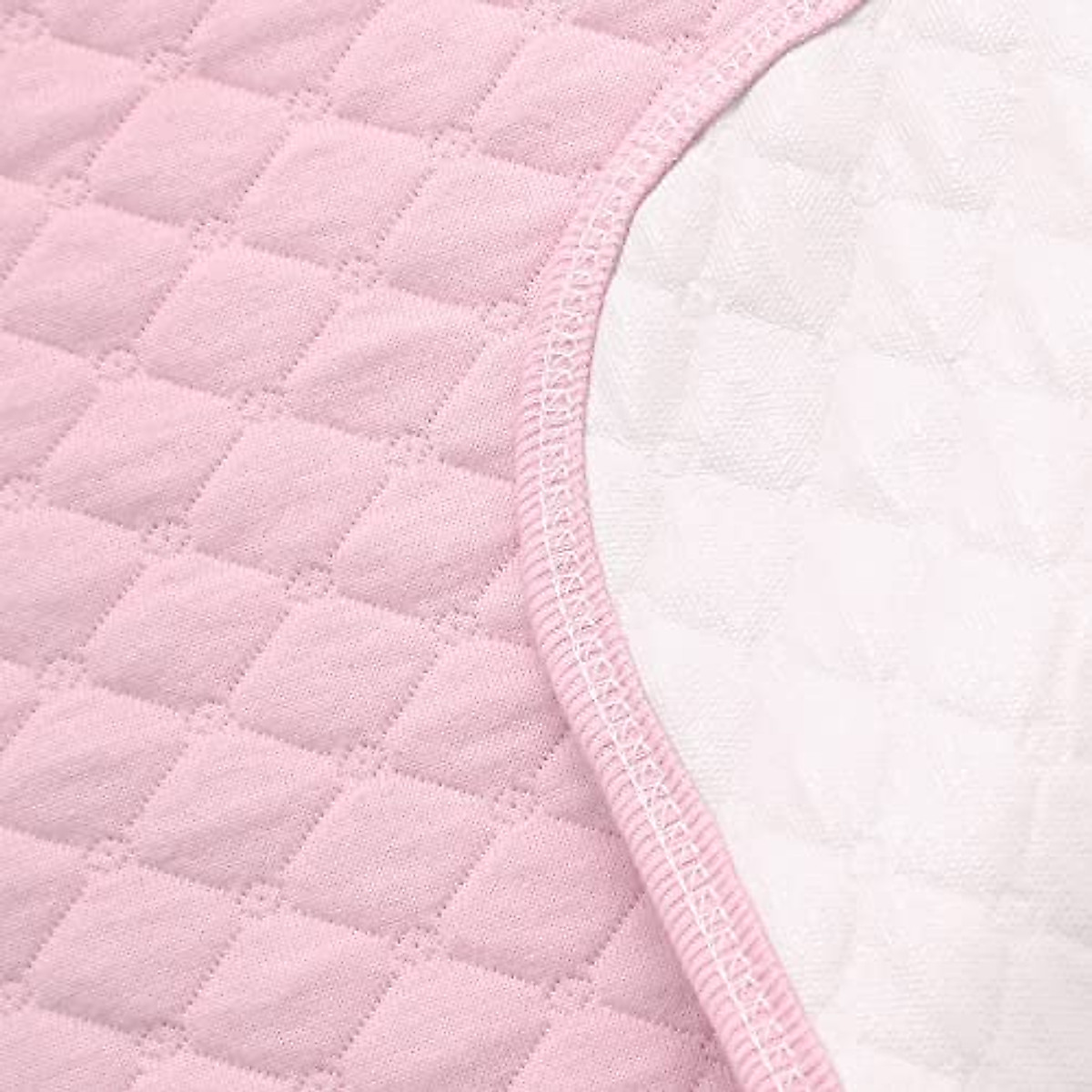 Pleasant Boulevard | Portable Waterproof Baby Changing Pad Liner, Washable Reusable Changing Table Cover Made with Breathable TPU, 27x13in (Pink, 3 Count)