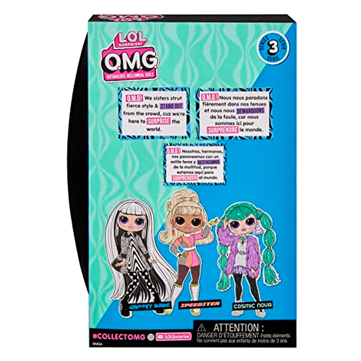 L.O.L. Surprise! O.M.G. Groovy Babe Fashion Doll with Multiple Surprises and Fabulous Accessories – Great Gift for Kids Ages 4+