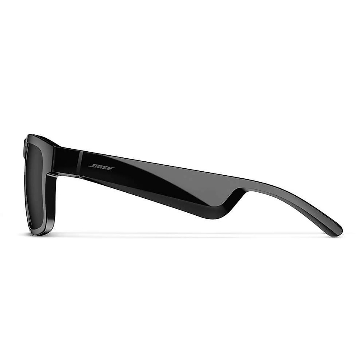 Bose Frames Tenor, Smart Glasses, Bluetooth Audio Sunglasses, with Open Ear Headphones, Rectangular, Black, 55 mm