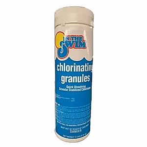 In The Swim Chlorine Shock Granules for Sanitizing Swimming Pools – 56% Available Chlorine – Dichlor – 2 Pound Bottle