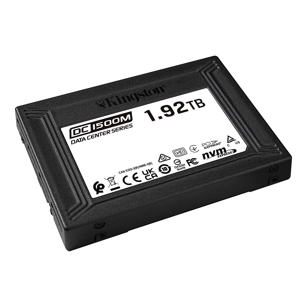 Kingston SEDC1500M-1920G 1920GB U.2 NVMe Solid State Drive Black