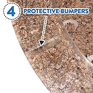 Ginsey Home Solutions Round Resin Toilet Seat, Sea Isle Standard , 59681