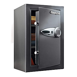 SentrySafe XX-Large Black Floor Safe with Digital Coded Keypad, Gun Safe for Handgun or Other Valuables, 2.2 Cubic Feet, T6-331