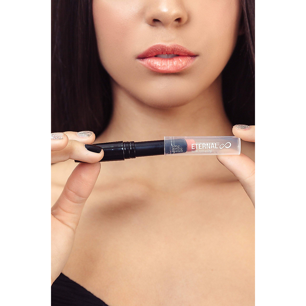 Eternal Long Lasting, Moisturizing Lipstick with Vitamin E – Professional Luxury Collection with Strong Pigments – Creamy, Semi Matte Finish, Longwear, Modern Colors and Shades (Paradise)