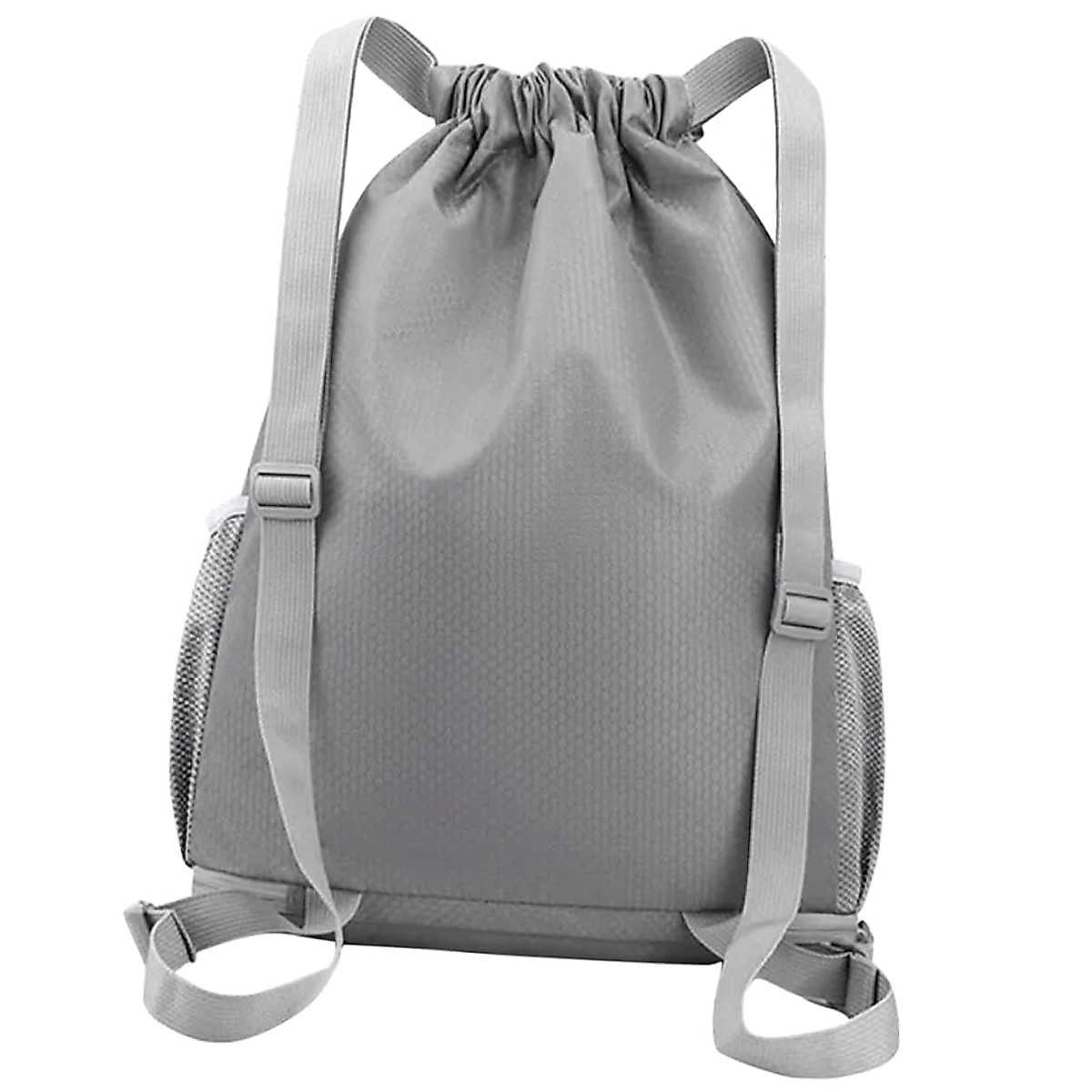 VALICLUD 5pcs Travel Bag Basketball Bag Drawstring Bag with Shoes Compartment Shoes Organizer Drawstring Bag with Water Bottle Holder Gym Bag for Men Sports Cages Nylon Fitness Adjustable