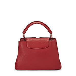 Louis Vuitton, Pre-Loved Red Taurillon Capucines BB, Red