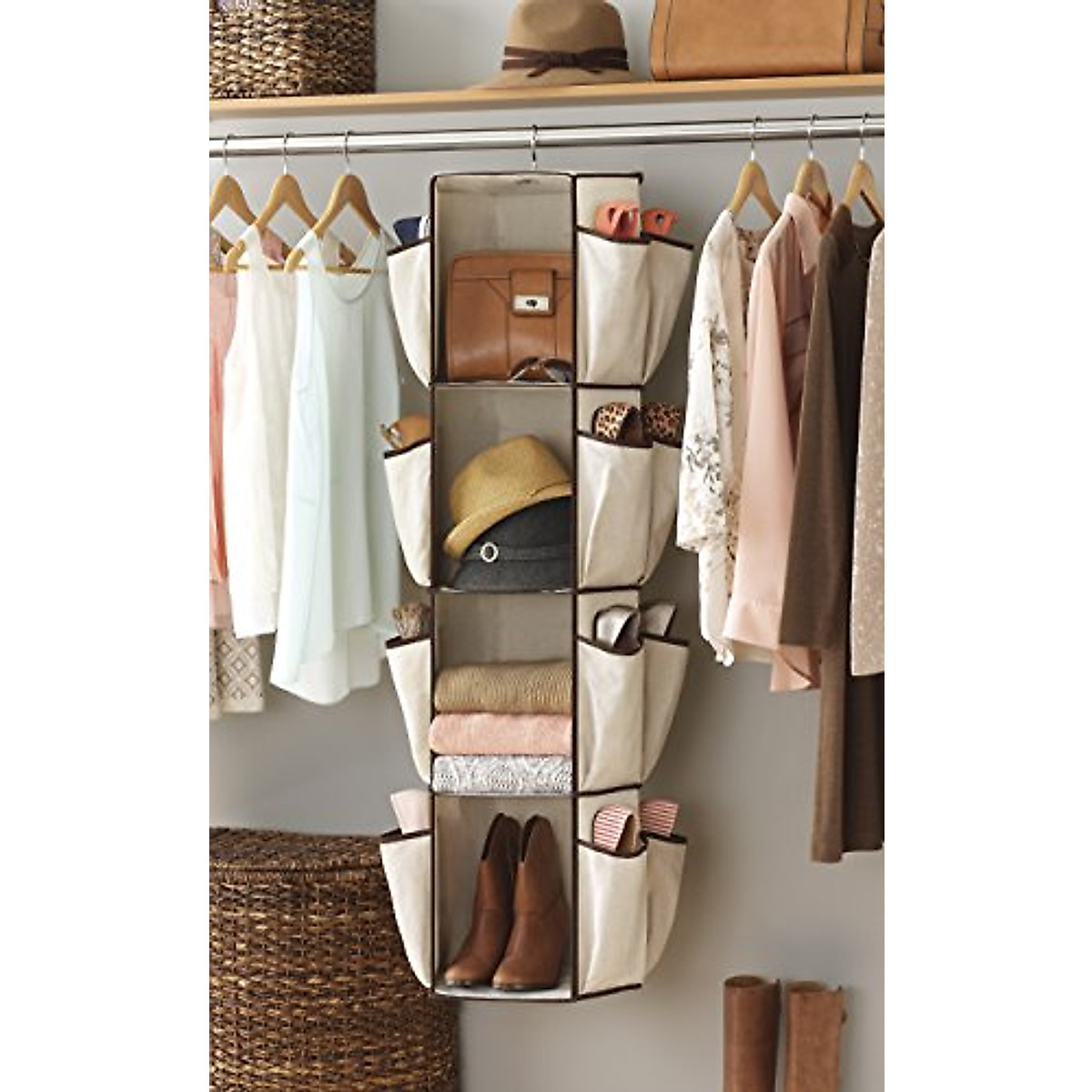Whitmor Rotating Closet Organizer, Canvas