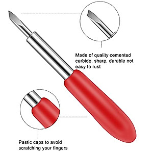 60 Pieces Replacement Cutting Blades for Cricut Explore Air 2/Air 3/Maker, Include 15 Pieces Fine Point Blades 30 Pieces Standard Blades 15 Pieces Deep Point Blades
