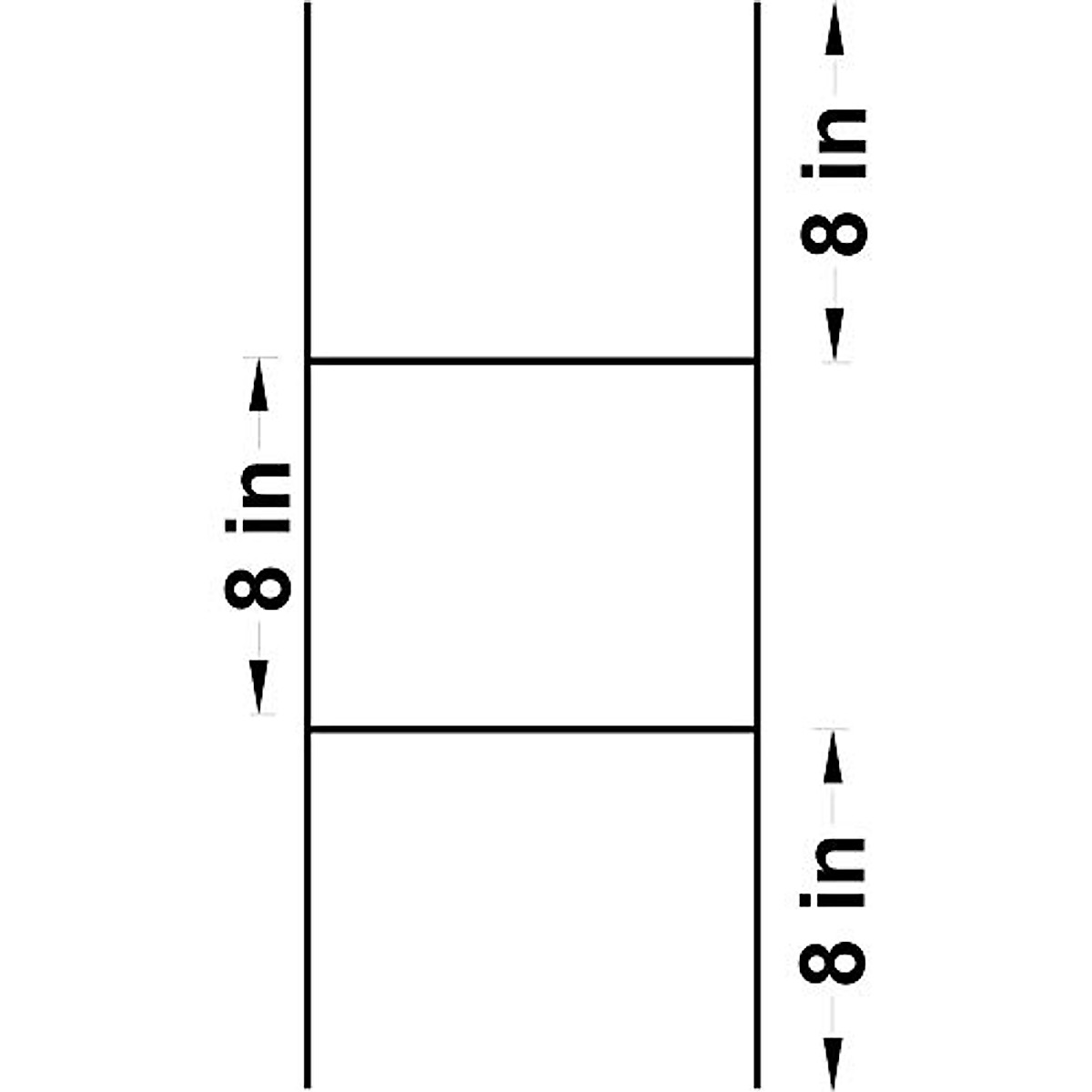 Durable Yard Signs Stake Pack of 100 Metal Stake Double H-Frame 10 inch x 24 inch x 9 Gauge Galvanized Wire Stake Signs Holder, fit 4mm or 5mm Corrugated SignsF