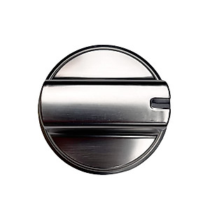 5 Pack of WB03X24818 Stove Knob – Premium Stainless Steel Stove Knob Replacements – Reinforced D-Shape Hole – Burner Range Replacement Knobs Compatible with GE Gas Stoves