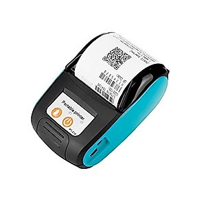 Wendry 58mm Mini Thermal Printer, Wireless Portable Bluetooth POS Receipt Printer, Mobile Thermal Printer Support Android/iOS, Bill Receipt Printer for Restaurant Sales Retail Small Business