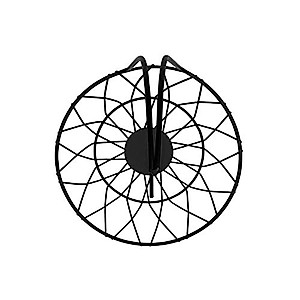 Spectrum Diversified Paxton Tree & Basket Hanger & Fruit Basket, Produce Saver Banana Holder & Open Wire Fruit Bowl for Kitchen Counter & Dining Table, Black