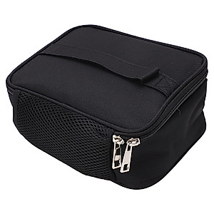 Mini Portable Oven, Waterproof Car Food Warmer, Aluminum Film Liner Electric Lunch Box with USB Plug and 2 Heating Methods, for Work