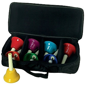 West Music HB801: 8-Note Diatonic Handbell Set with Durable Case - Perfect for Classroom, Choir, and Personal Use