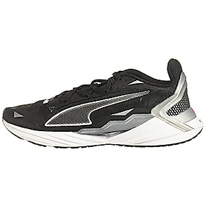 PUMA womens Ultraride Cross Trainer, Puma Black-metallic Silver, 8 US