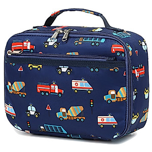 LOIDOU Lunch Box for Kids Boys Girls Insulated Lunch Bag Thermal Meal Tote Reusable Lunch Pail Bags for School Travel