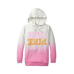 Victoria's Secret Pink Everyday Campus Pullover Sweatshirt Hoodie Color Tie Dye Multi Color Size X-Large New