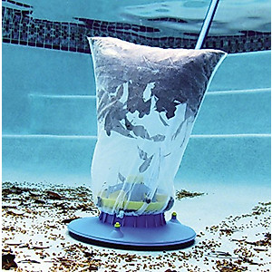 Aquatix Pro Premium Fine Mesh Bag Replacement with Pull & Lock Cord for Pool Leaf Vacuum, Leaf Eater, Leaf Catcher, Leaf Gulper, Leaf Bagger, Leaf Master, Universal Fit, 1 Year Warranty! (2)