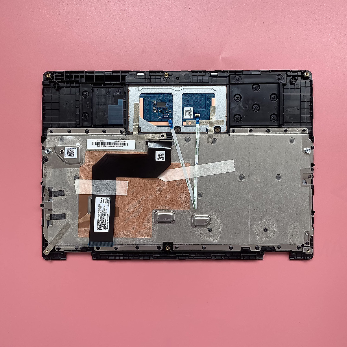 F-HONG ELECTRONIC CO LIMITED New Genuine Replacement for Lenovo Chromebook 100E 2nd Gen MTK Laptop Upper Case Palmrest Keyboard Touchpad Assembly Part 5CB0U26489 5CB0X55485, Black, 11.6 inch