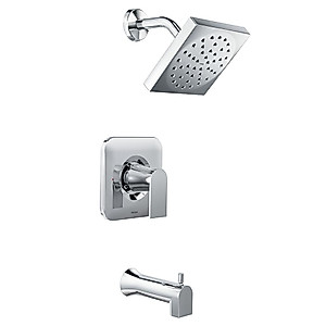 MOEN Genta Single-Handle 1-Spray Tub and Shower Faucet in Chrome