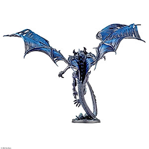Dungeons & Lasers Xenodragon Dragon Miniature Figure - Tall 6.2" Height (157mm) with Scenic Base - 5E Compatible for DND and Tabletop RPG Games - Highly Detailed and Unpainted - from Archon Studio