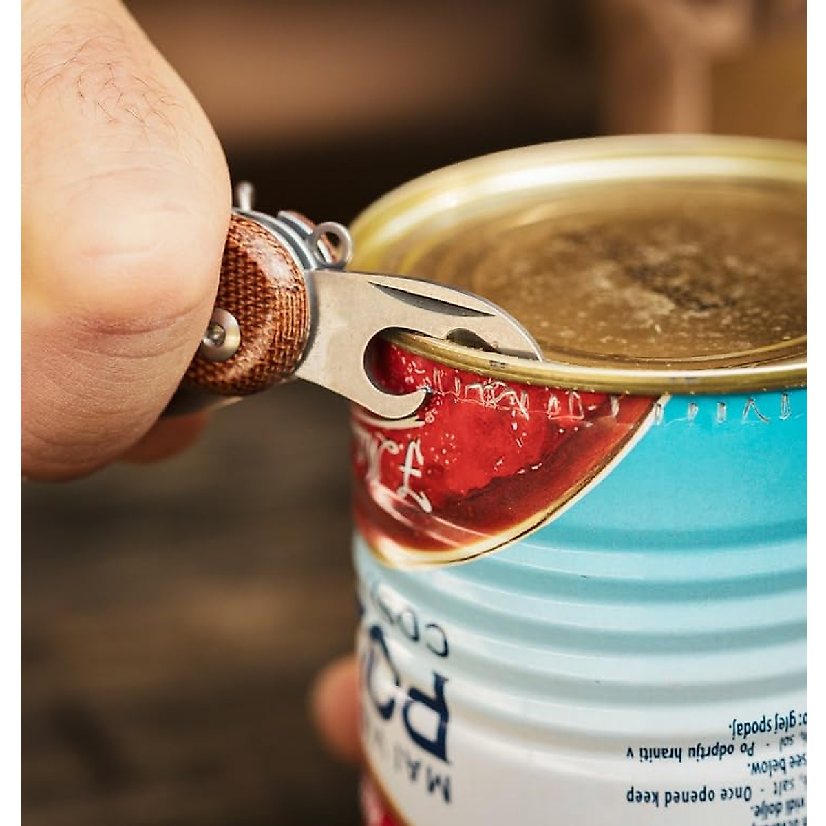 MKM Maniago Knife Makers MALGA 6 V2 with MagnaCut Steel, Pocket Knife and Multi Tool, 6 Tools in 1, CPM-MagnaCut Primary Blade, Slip Joint, Made in Italy (Natural Micarta)