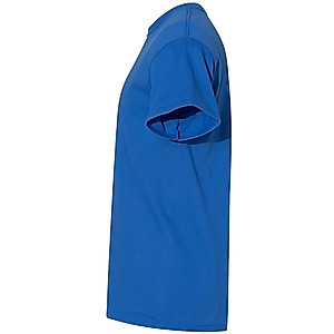 United States Marine Corps Adult T-Shirt in Royal (Black Text) - Large